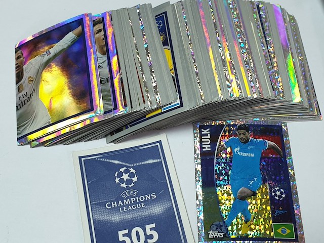 Sličice Liga Šampiona Topps 2015/2016 na komad