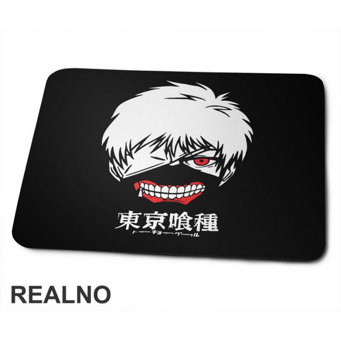 KANEKI FACE LOGO - TOKYO GHOUL - PODLOGA ZA MIŠ