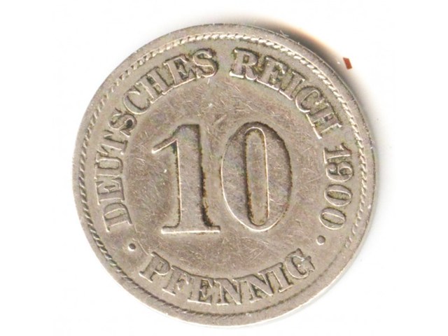Nemacka 10 pfennig 1900 A