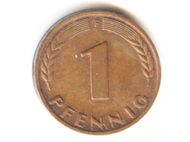 Nemacka 1 pfennig 1950 F
