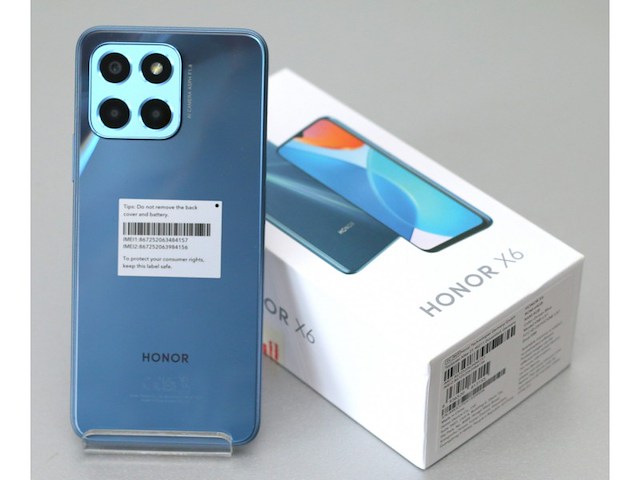 Honor X6 4GB64GB Ocean Blue Dual Sim NOV Garancija