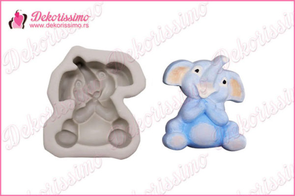 Silikonska modla 3D slon – K4759