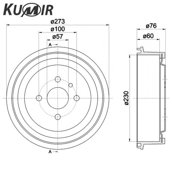 DOBOS 230X76 KADETT/E=COMBO