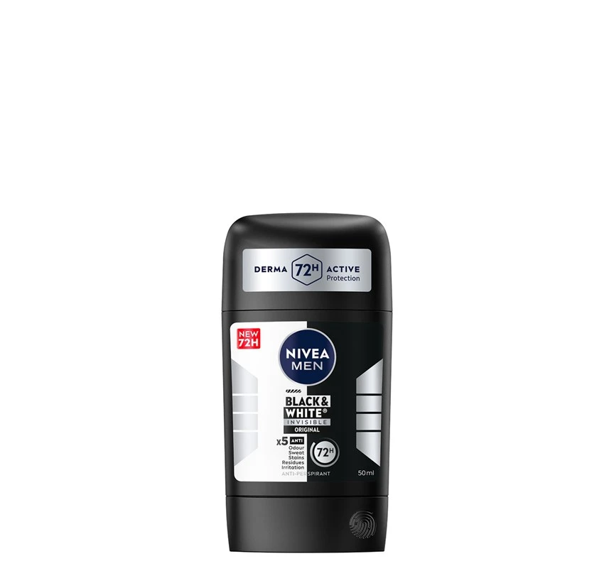 NIVEA STIK MEN 50ML BLACK&WHITE INVISIBLE 83134