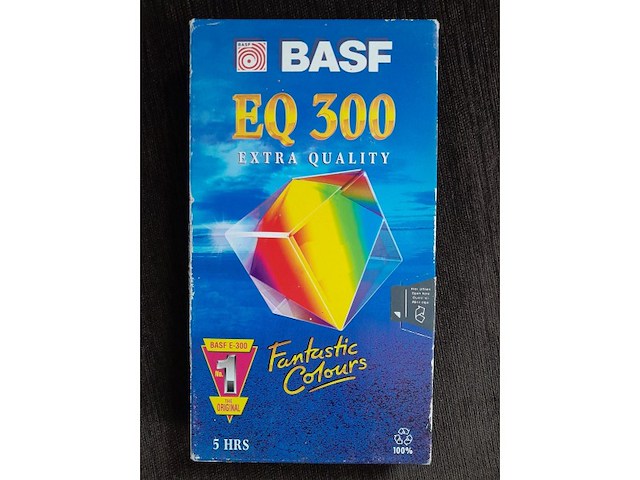 BASF EQ300 VHS video kaseta od 5h nova