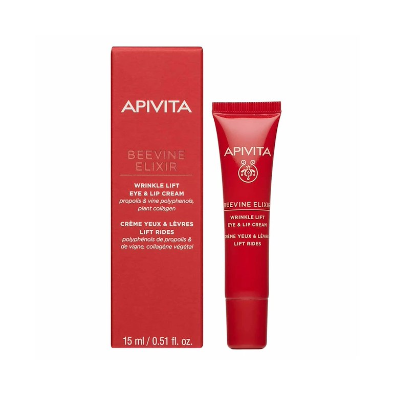 APIVITA BEEVINE ELIXIR Lifting Krema za Zonu oko Očiju i Usana 15 mL