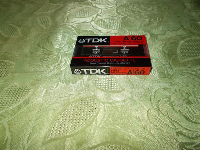 TDK A 60 - Acoustic Cassette - 1986 godina - NOVO