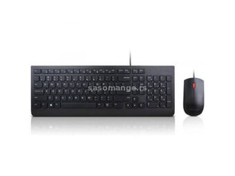 Lenovo Essential komplet tastatura YU+optički miš crni