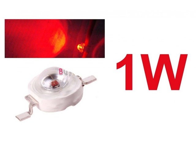 LED dioda 1W - High Power - Crvena