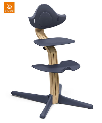 Stokke Nomi multifunkcionalna drvena stolica (hranilica) za decu Oak Navy