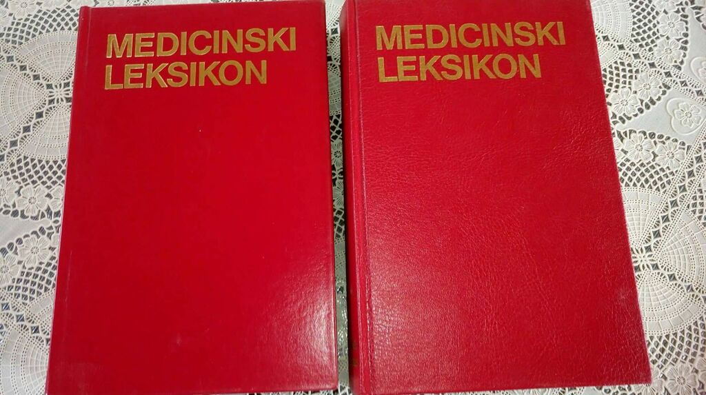 Medicinski leksikon, 2 knjige, tvrdi povez u odlicnom stanju