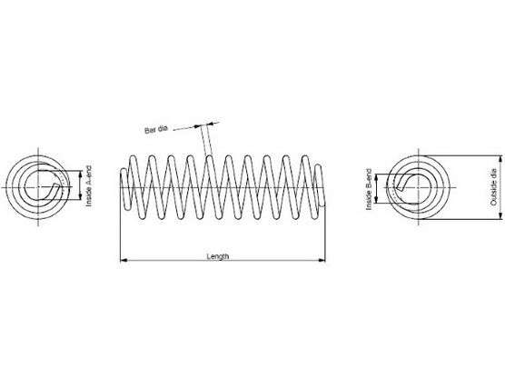 Opruga spiralna (zadnjeg amortizera) OESPECTRUM *11804194*