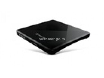 DVDR External Ultra Slim 8X, Dual Layer, Retail, USB powered, Black