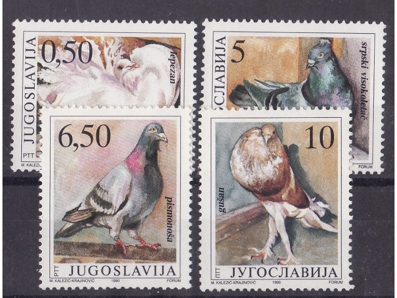 Ju - golubovi 1990.