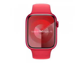 APPLE Watch S9 GPS 45mm RED Alu Case w RED Sport Band - S/M (mrxj3se/a)