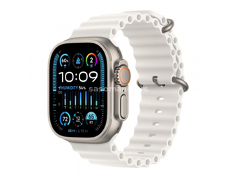 Apple Watch Ultra 2 Cellular (MREJ3SE/A) 49mm Titanium Case with White Ocean Band pametni sat