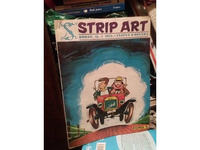 STRIP ART  BROJ  6  stari Strip ART 1972g.