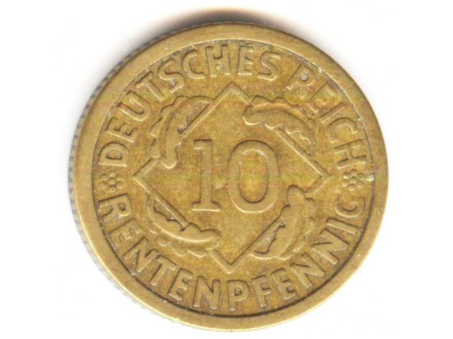 Nemacka 10 reichspfennig 1924 A