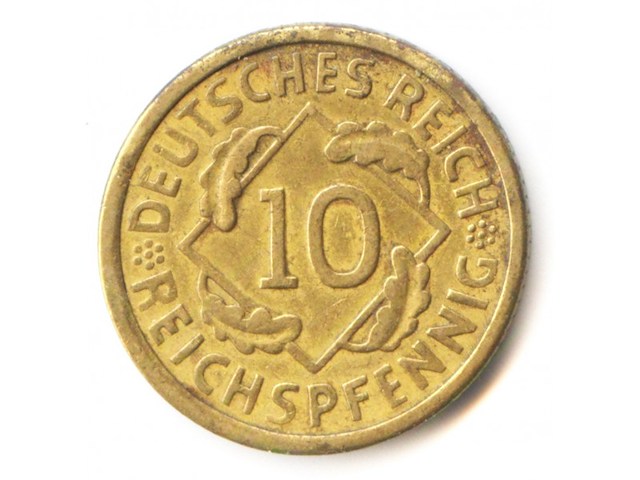 Nemacka 10 reichspfennig 1936 D