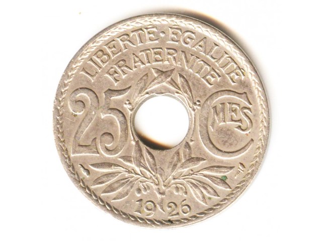 Francuska 25 centimes 1926