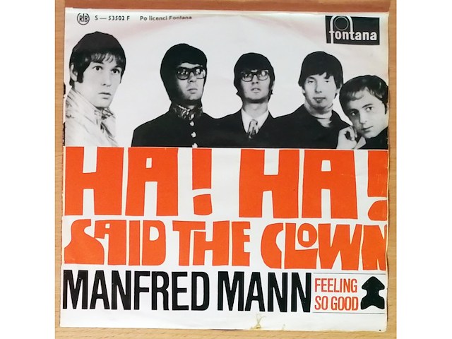 SP MANFRD MANN - Ha! Ha! Said The Clown (67) 1.pres VG+