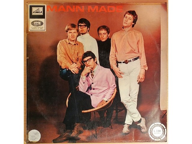 LP MANFRED MANN - Mann Made (1966) Italy, VG-/VG