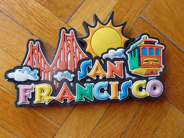 SAN FRANCISCO, magnet za frizider