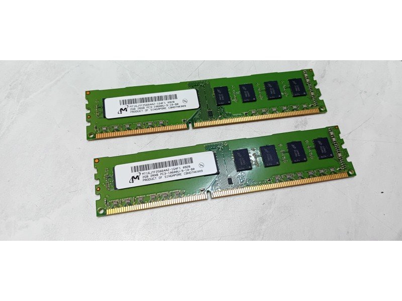 2x2gb ddr3 micron 1333mhz ispravne