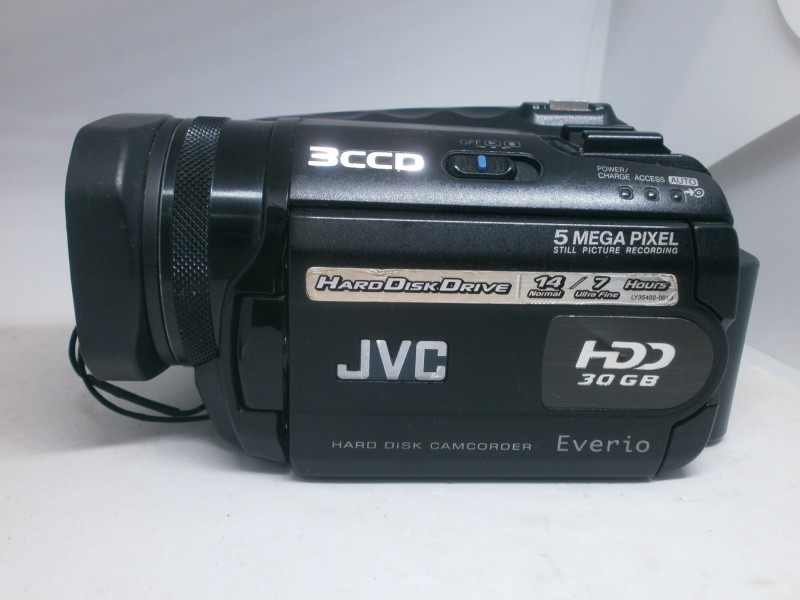 JVC Everio GZ-MG505 3-CCD 5MP 30GB HD 10x Optical Zoom