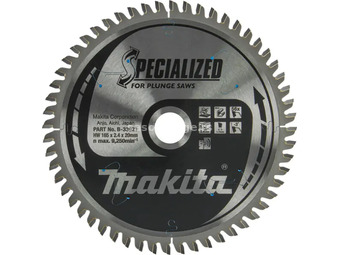 TCT Specialized list testere za aluminijum 165mm x 20mm x 56z B-33021 Makita