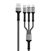 KABEL USB/A - 3u1 micro,iP 3,4A