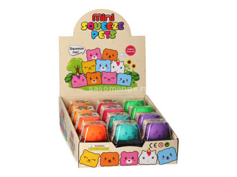 Squeezy pets, gumena igračka, neon ljubimci, miks ( 894360 )