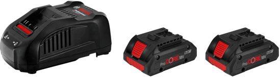 Bosch starter set 2 x ProCORE 18V 4,0 Ah akumulator + GAL 1880 CV brzi punjač (1600A016GF)