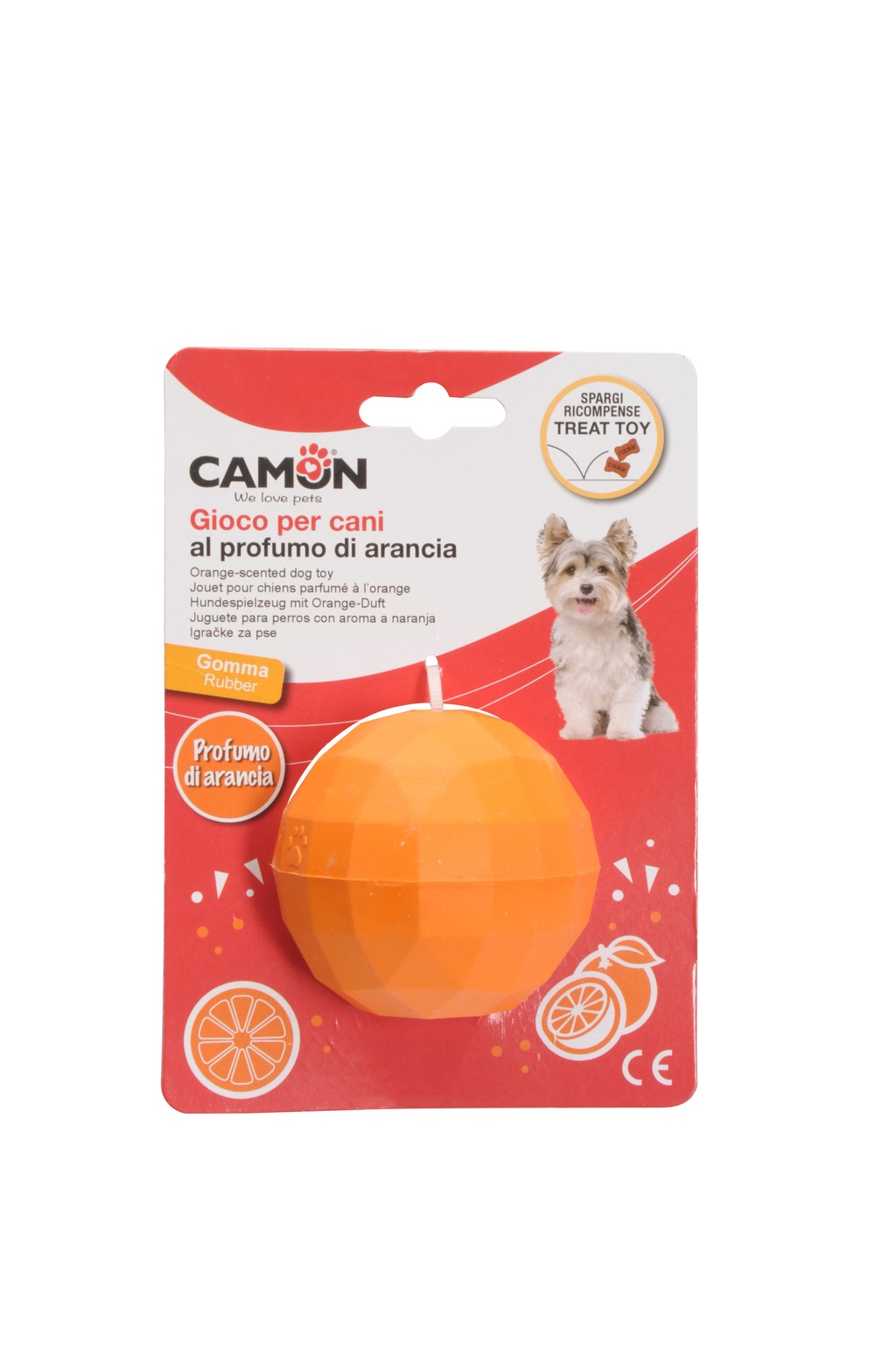 Camon Dog igracka gumena fruits AD005