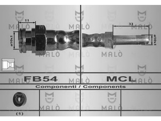 Crevo kočiono prednje *12404021*