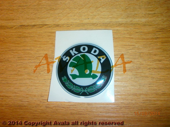 Stiker okrugli 50mm "ŠKODA" 0902546*