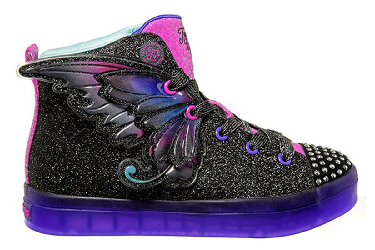 SKECHERS Twinkle Toes 314350L Black purple