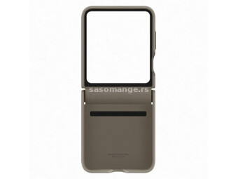 Samsung futrola od eko-koze za flip5, sivo-braon ( ef-vf731-pae )