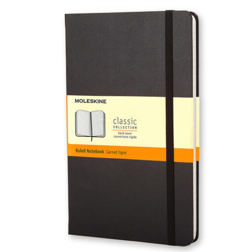 Rokovnik Notes POCKET PLAIN A6, TP dikto, Crni, Moleskine