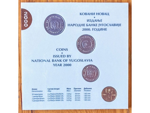 КОВАНИЦЕ НБЈ ПАКОВАЊЕ НБС 2000.г. ВАКУМИРАНО
