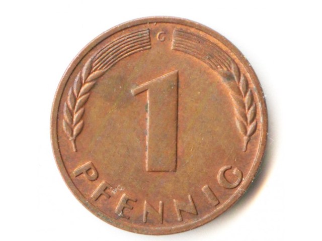 Nemacka 1 pfennig 1950 G
