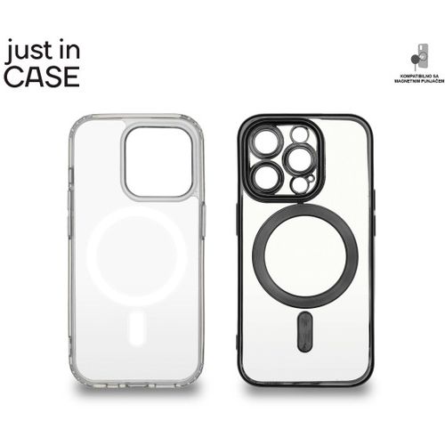 2u1 Extra case MAG MIX paket CRNI za iPhone 15 Pro