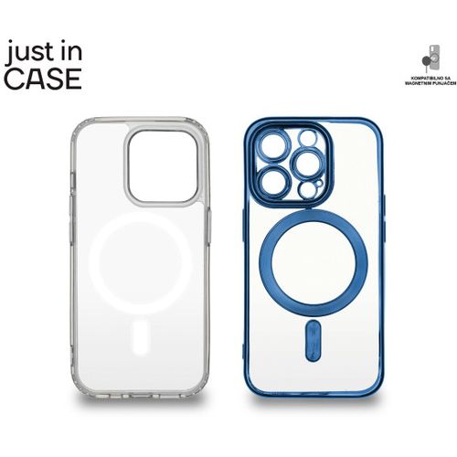 2u1 Extra case MAG MIX paket PLAVI za iPhone 15 Pro