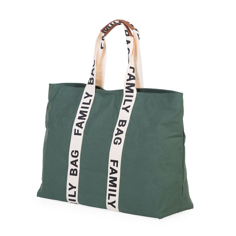 Family Bag - Signature - Canvas - Green