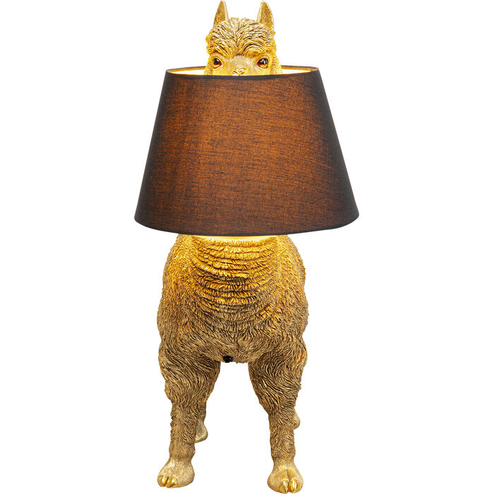 Table Lamp Alpaca Gold 59cm