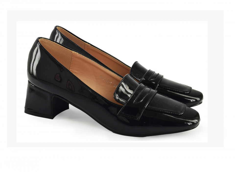 Ženske cipele na štiklu WL5022-1CR crne