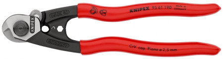 Knipex klešta za sečenje sajli 190 mm ( 95 61 190 )