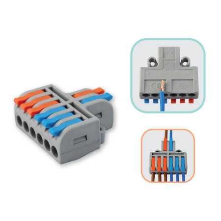 Commel brza klema 2-6 0,2-2,5(4) mm2, 5 komada ( c365-475 )