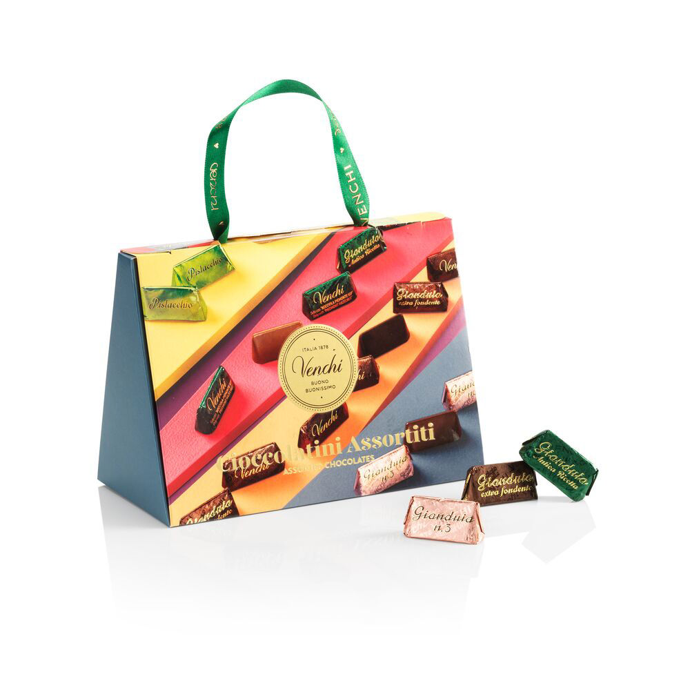 Venchi Gift bag with assorted Gianduiotto Chocolates 150g