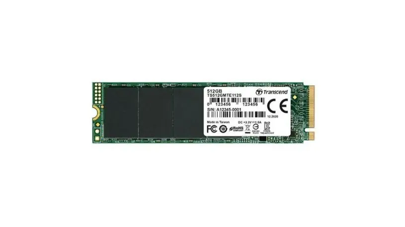 TRANSCEND 512GB PCIe SSD TS512GMTE112S crna